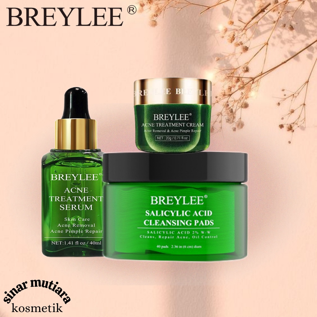 Jual BREYLEE ACNE TREATMENT SERUM, CREAM DAN TEA TREE SALICYLIC ACID ...
