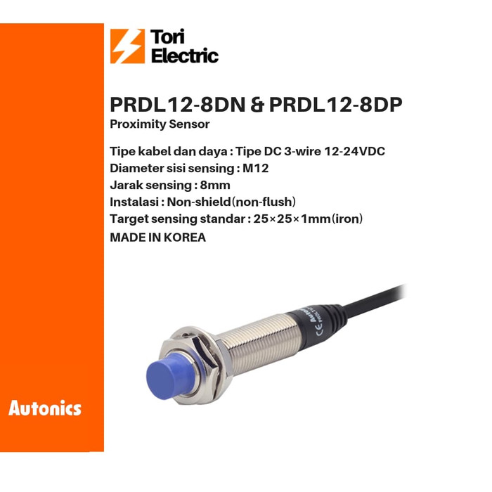 Jual AUTONICS INDUCTIVE PROXIMITY SENSOR PRDL12-8DN & PRDL12-8DP 100% ORI | Shopee Indonesia