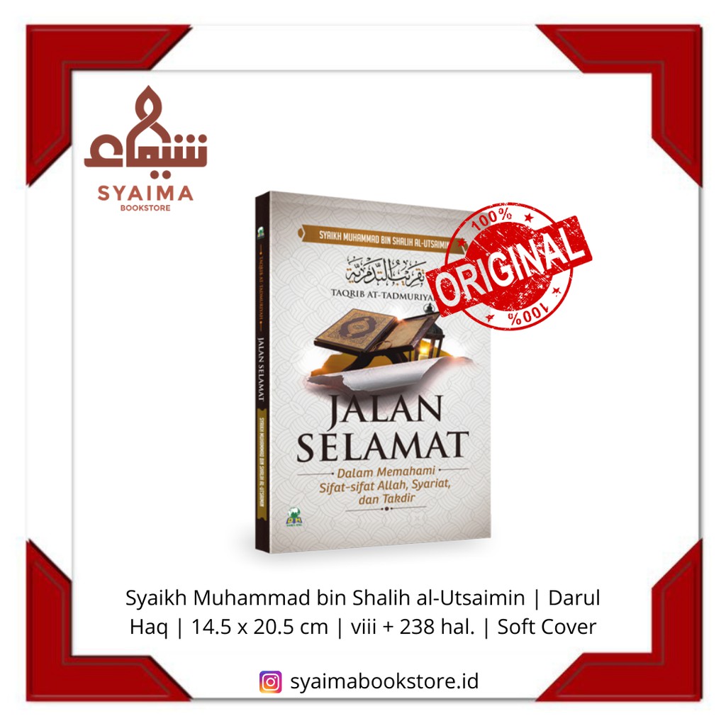 Jual Buku Jalan Selamat Dalam Memahami Sifat Sifat Allah, Syariat, dan ...