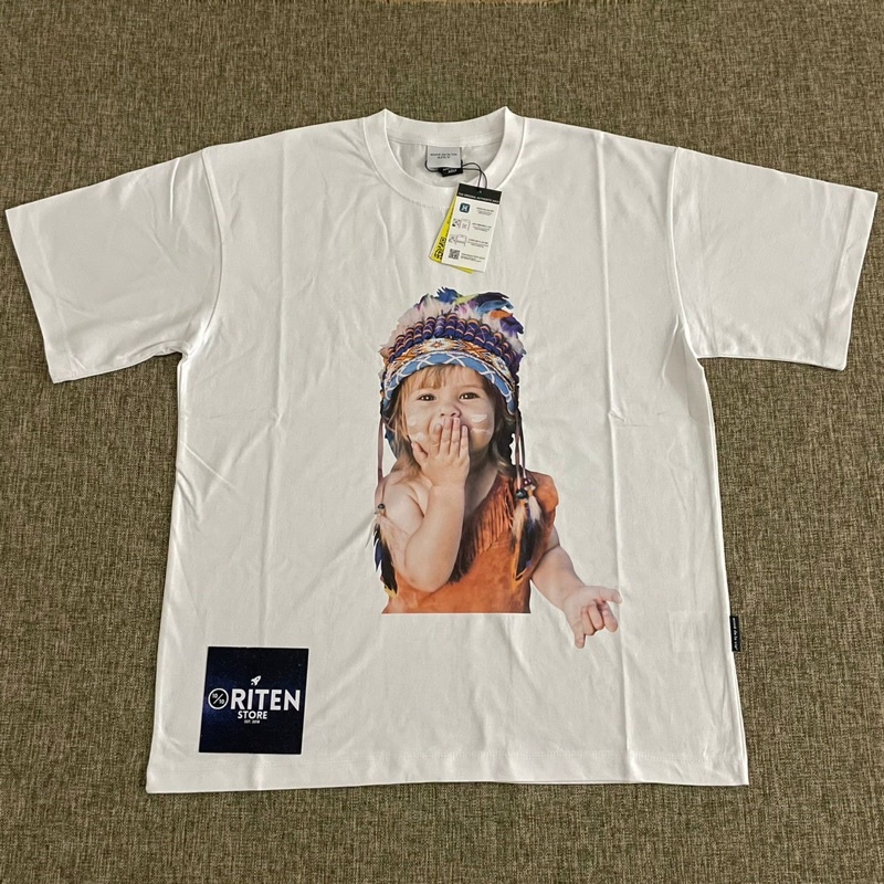 Jual ADLV Baby Face Indian Boy Tee White Original | Shopee Indonesia