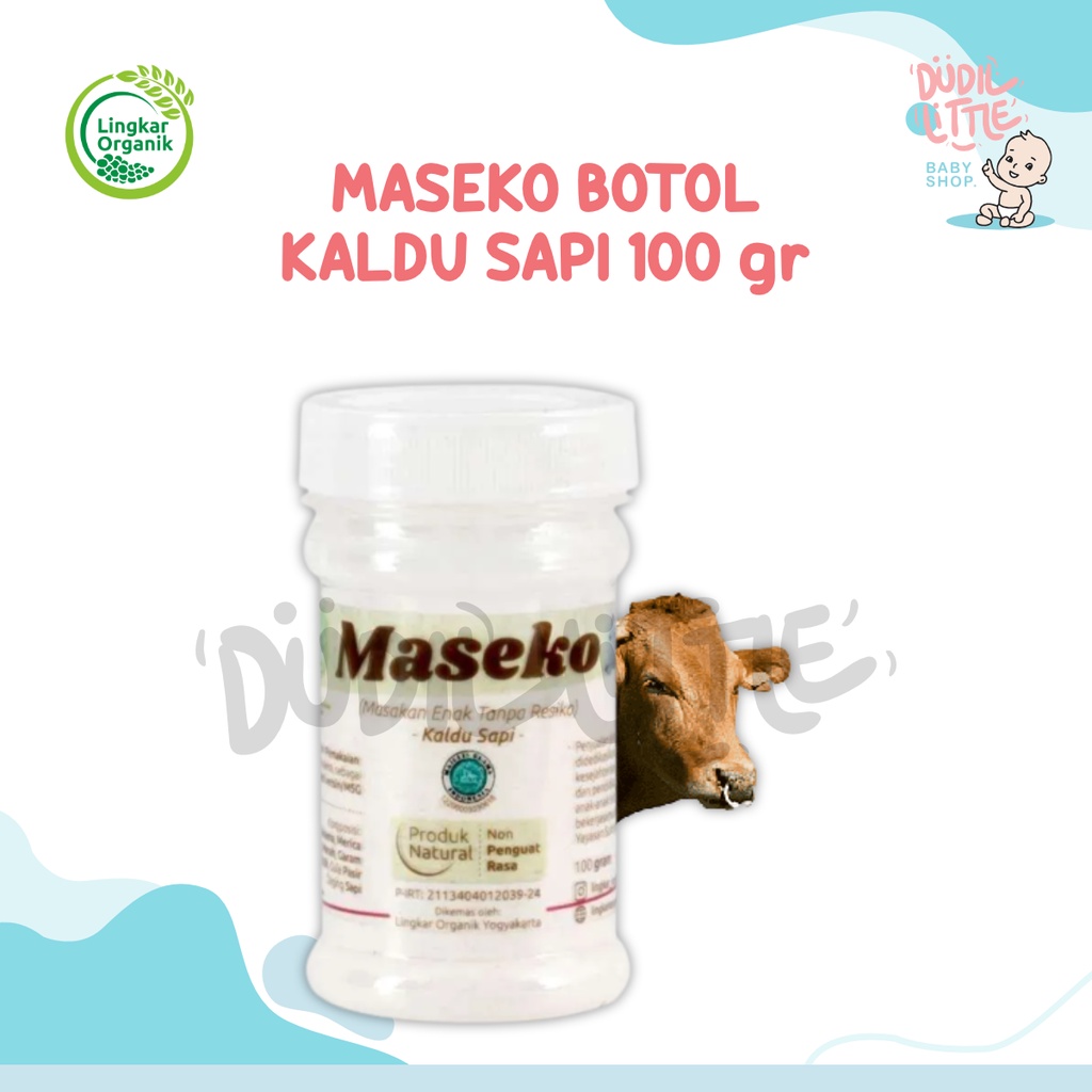Jual Maseko Kaldu Mpasi Organik Ayam, Sapi, Jamur Non MSG Botol Refill ...