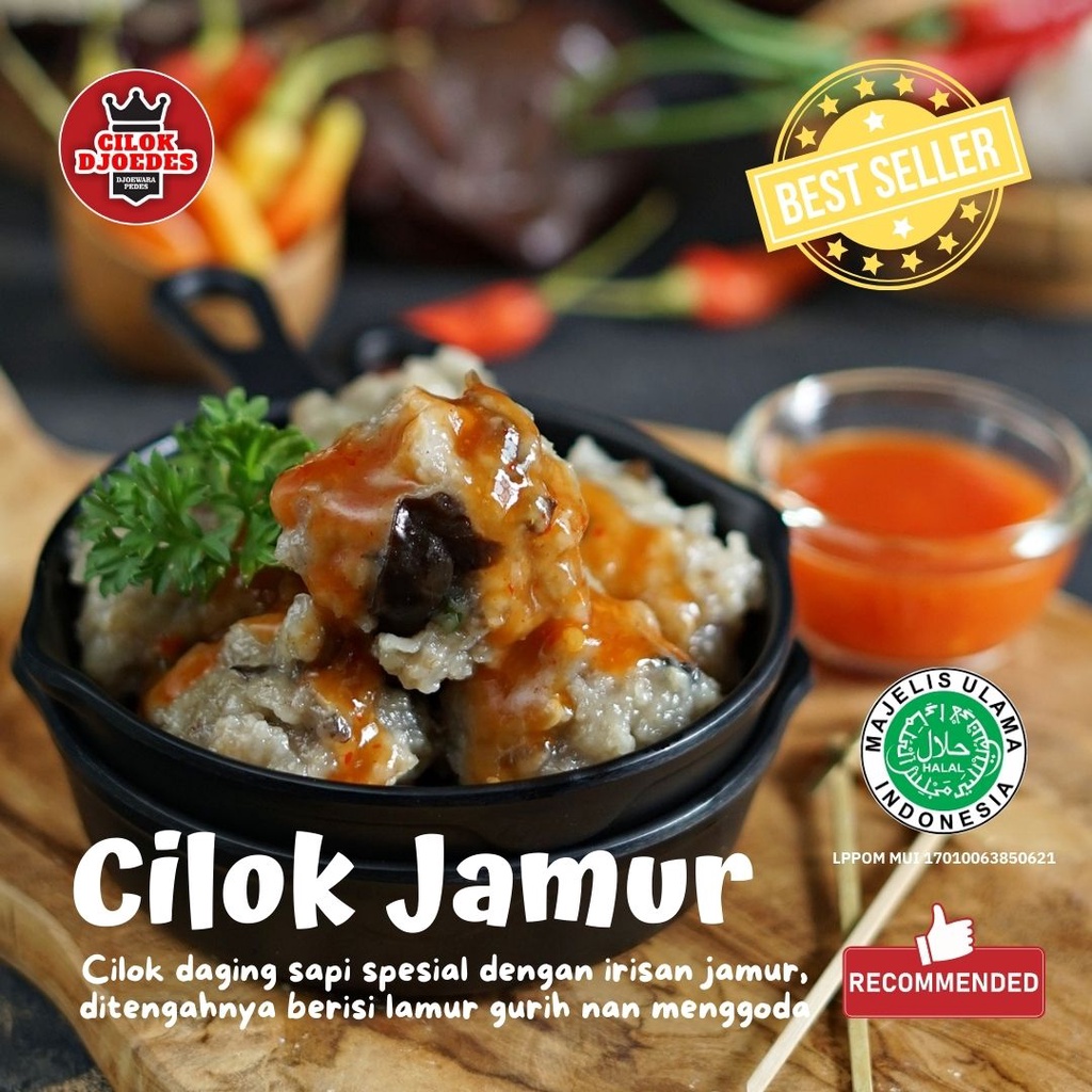 Jual Cilok Djoedes - Jajanan Snack Cilok Frozen Food Rasa Jamur Murah ...