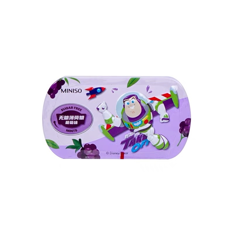 Jual MINISO X DISNEY Sugar Free Mints (Lemon/ Strawberry/ Grape/ Peach ...