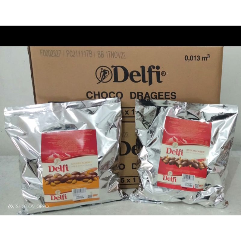 Jual COKLAT DELFI ALMOND DAN MEDE UK 1KG | Shopee Indonesia