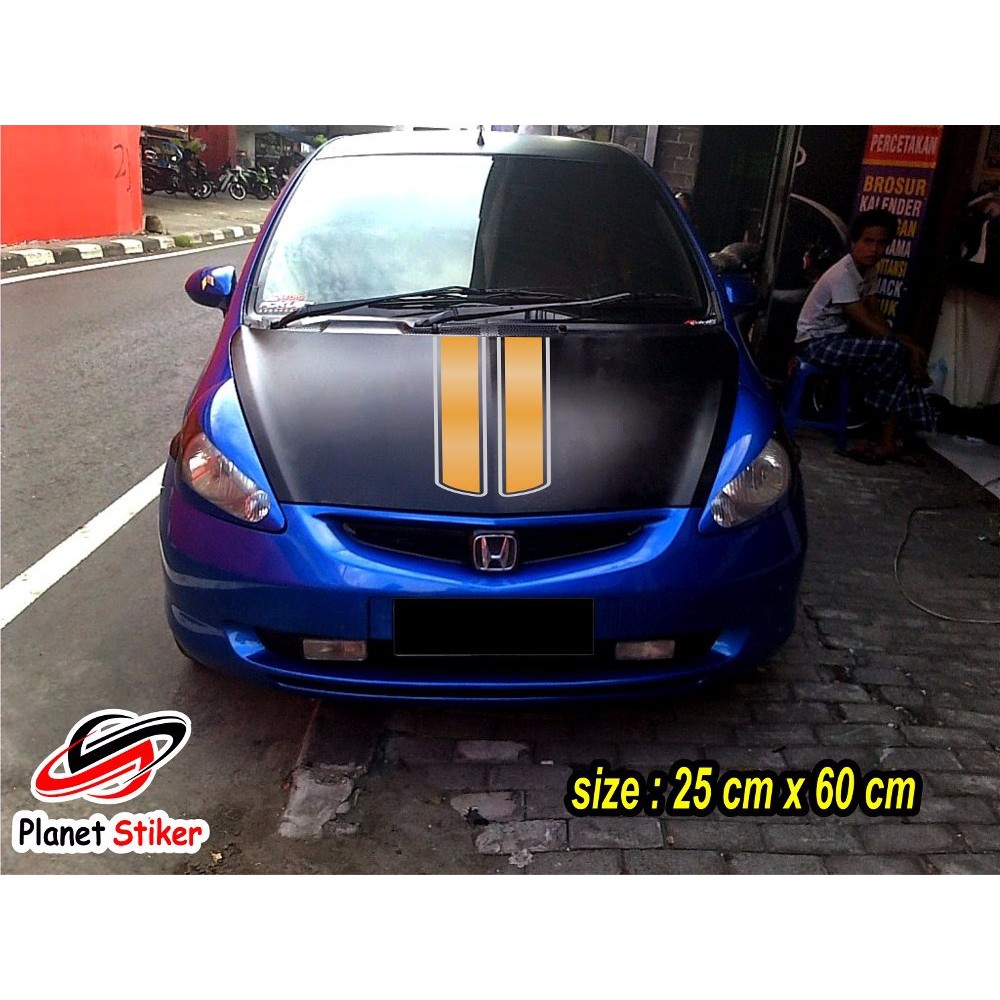 Jual PROMO OBRAL STIKER KAP MOBIL GOLD N SILVER CUTTIING STICKER KAP ...