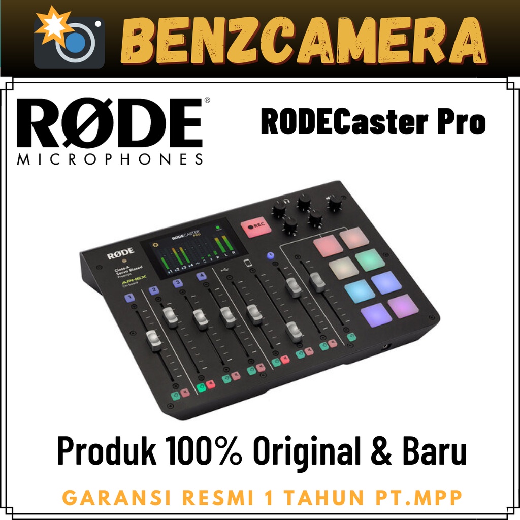 Jual Rode RODECaster Pro Integrated Podcast Production Studio | Shopee ...