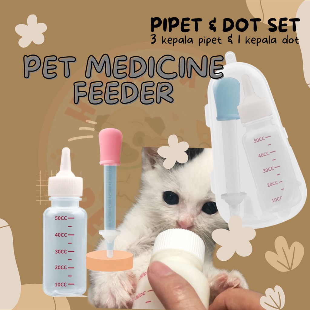Jual Pet Milk Bottle / Medicine Feeder / Alat untuk Memberi Obat Anjing ...