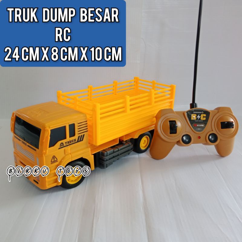 Jual FREE BATERAI REMOTE | Mainan RC Truk Dump Pasir Molen Excavator ...