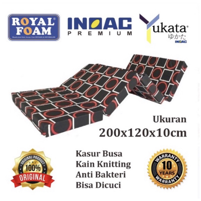Jual Kasur Busa Lipat / Matras Lipat INOAC Bergaransi 5 Tahun Tebal ...