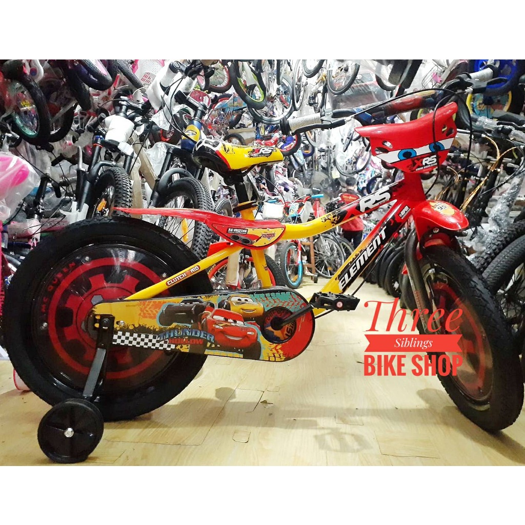 Jual SEPEDA BMX ANAK ELEMENT KARAKTER CARS 18 INCH | Shopee Indonesia