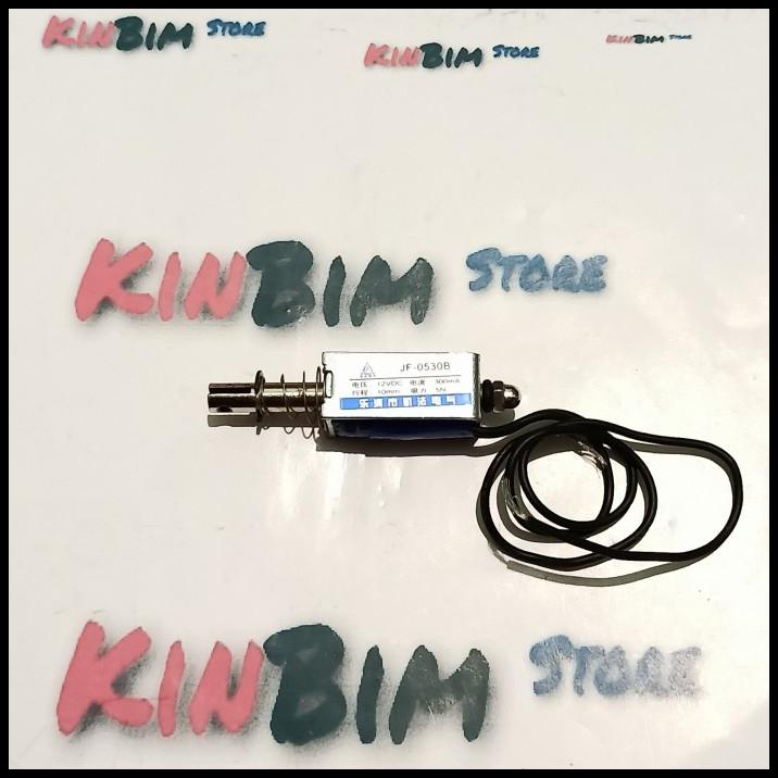 Jual Selenoid Door Lock 12 Volt Dc 5N Push Pull Eloctromagnet | Shopee ...