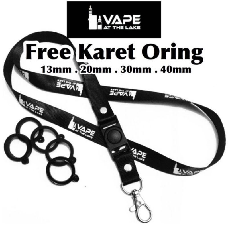 Jual Lanyard id card ivape/ tali id card pods/ gantungan id card vape ...