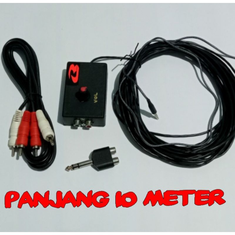 Jual ALAT REKAM MIXER KE HP ANDROID KABEL 10 MTR | Shopee Indonesia