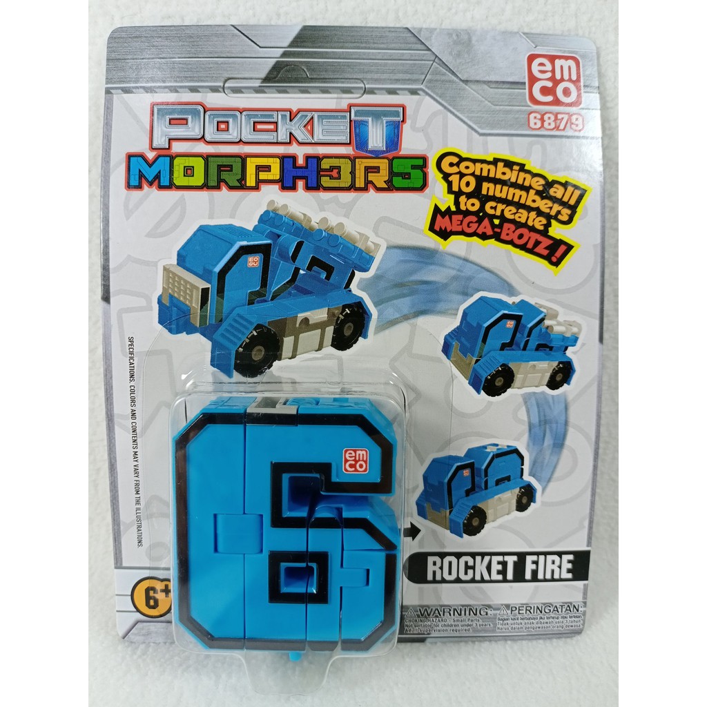 Jual EMCO Pocket Morphers Pocket Morpher Robot Angka Mainan Edukasi ...