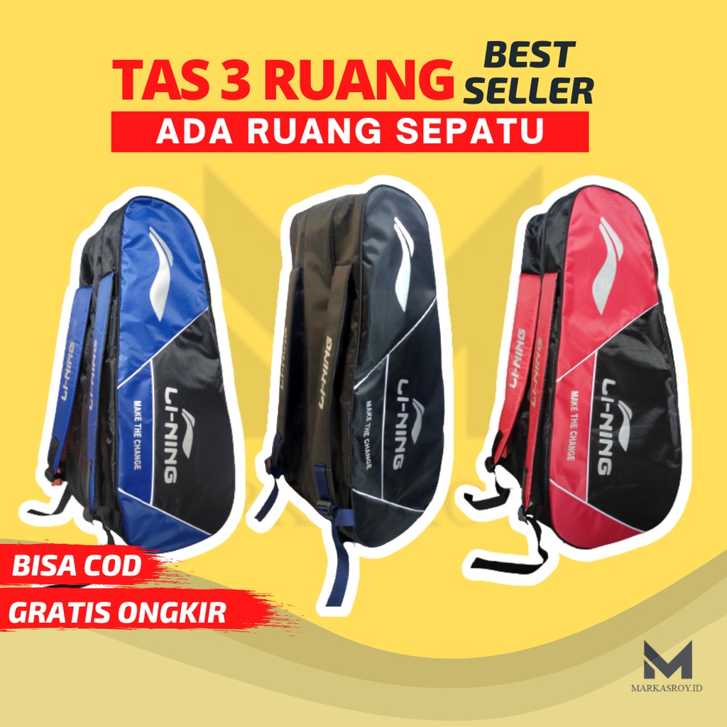 Jual Tas Badminton Lining Bulutangkis 3R | Shopee Indonesia