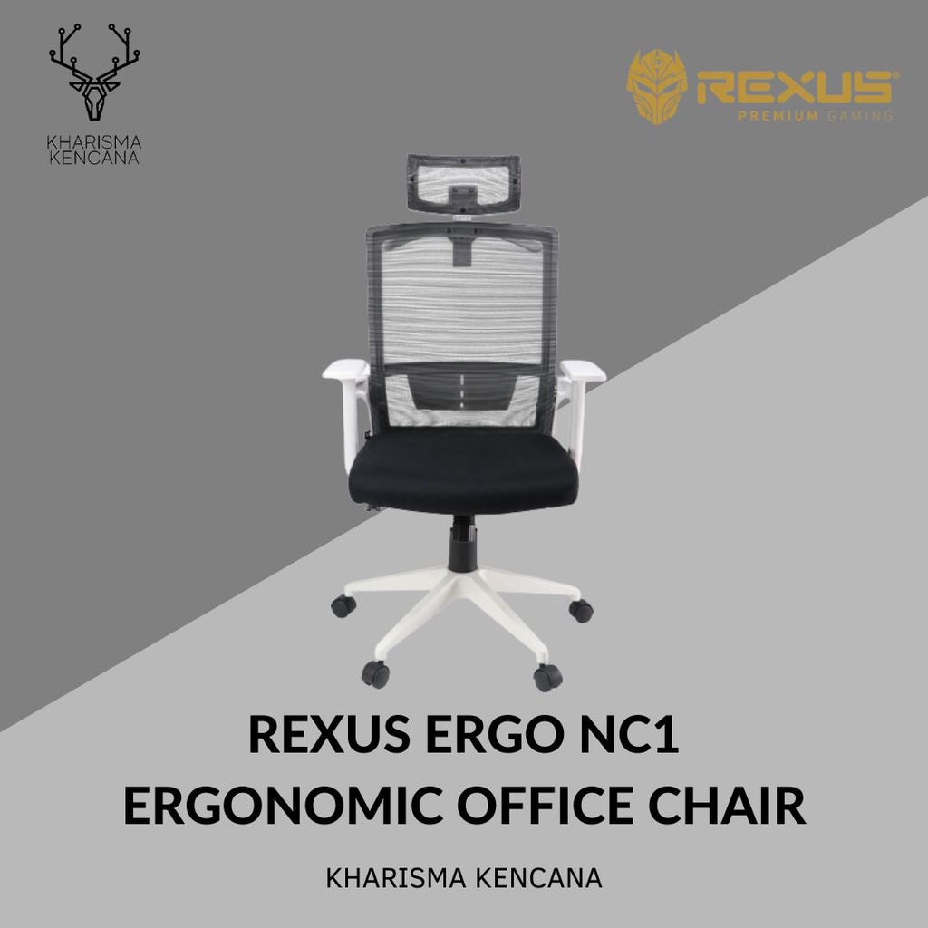 Jual REXUS ERGO NC1 ERGONOMIC OFFICE CHAIR | Shopee Indonesia