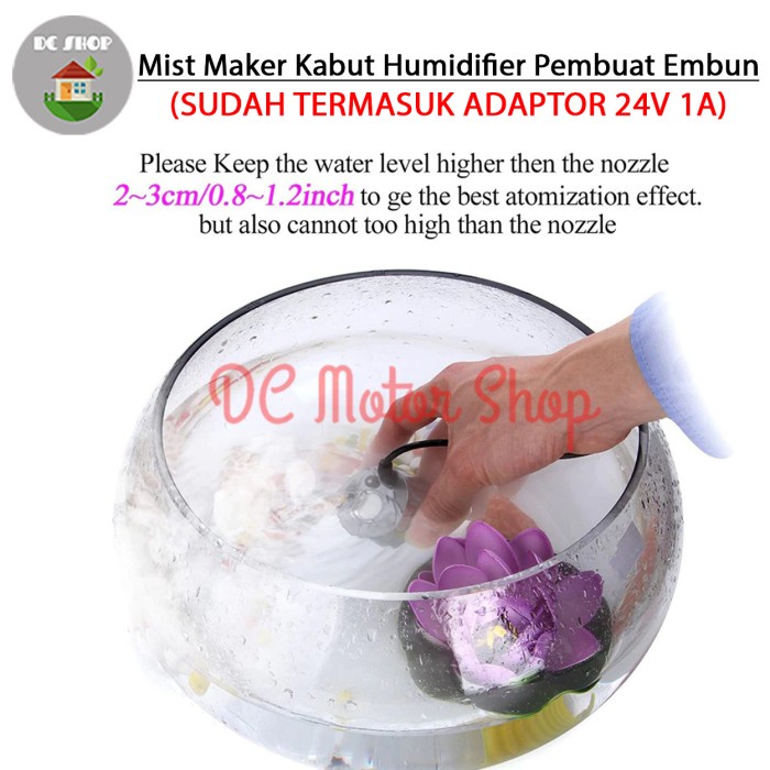 Jual Mist Maker Mesin Kabut Humidifier Pembuat Embun Fogger Uap ...