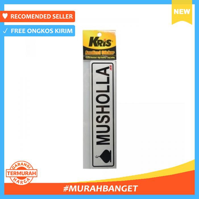 Jual Stiker - Musholla Sticker Sign Label Anodized Kris - Pengikat ...