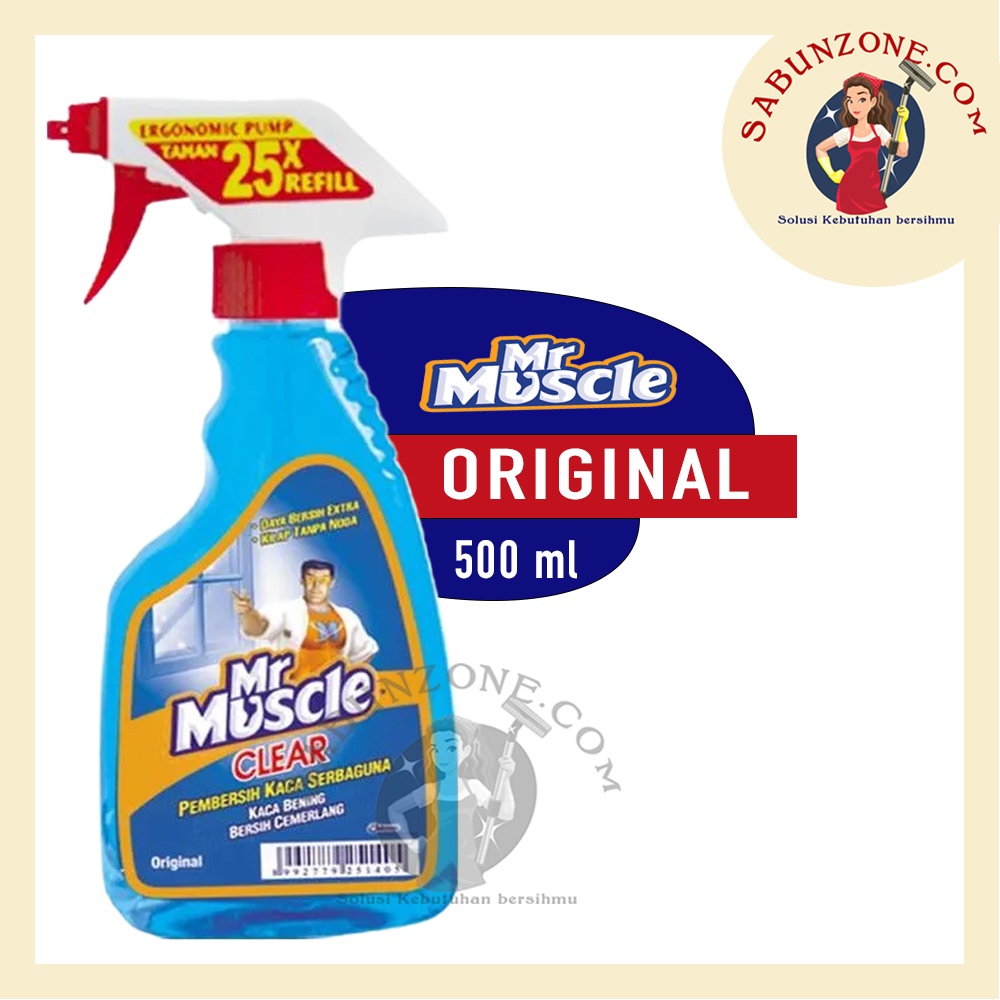 Jual Pembersih Dapur Mr Muscle Original Biru Spray 500 ml | Shopee ...