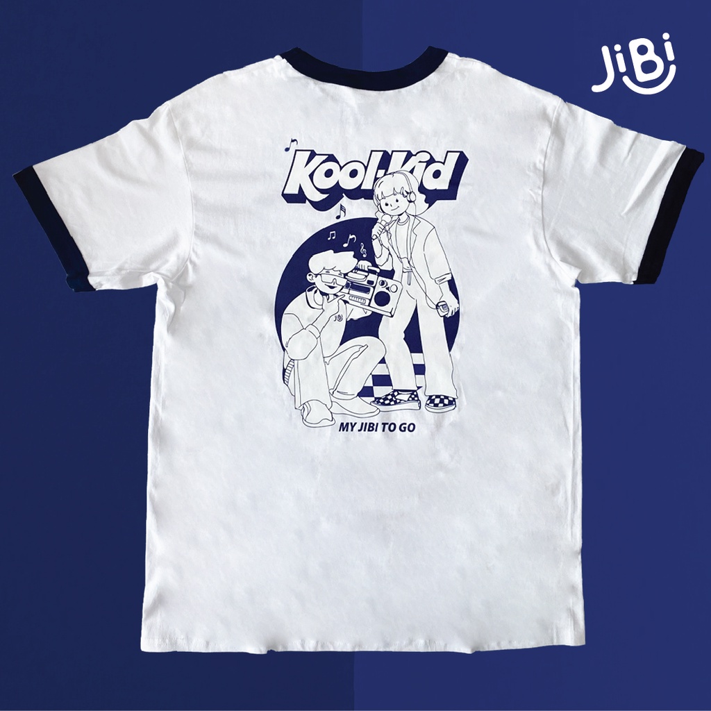 Jual JIBI - Ringer Tee - Kaos Ringer Tee - Kool Kid - Kaos Vintage ...
