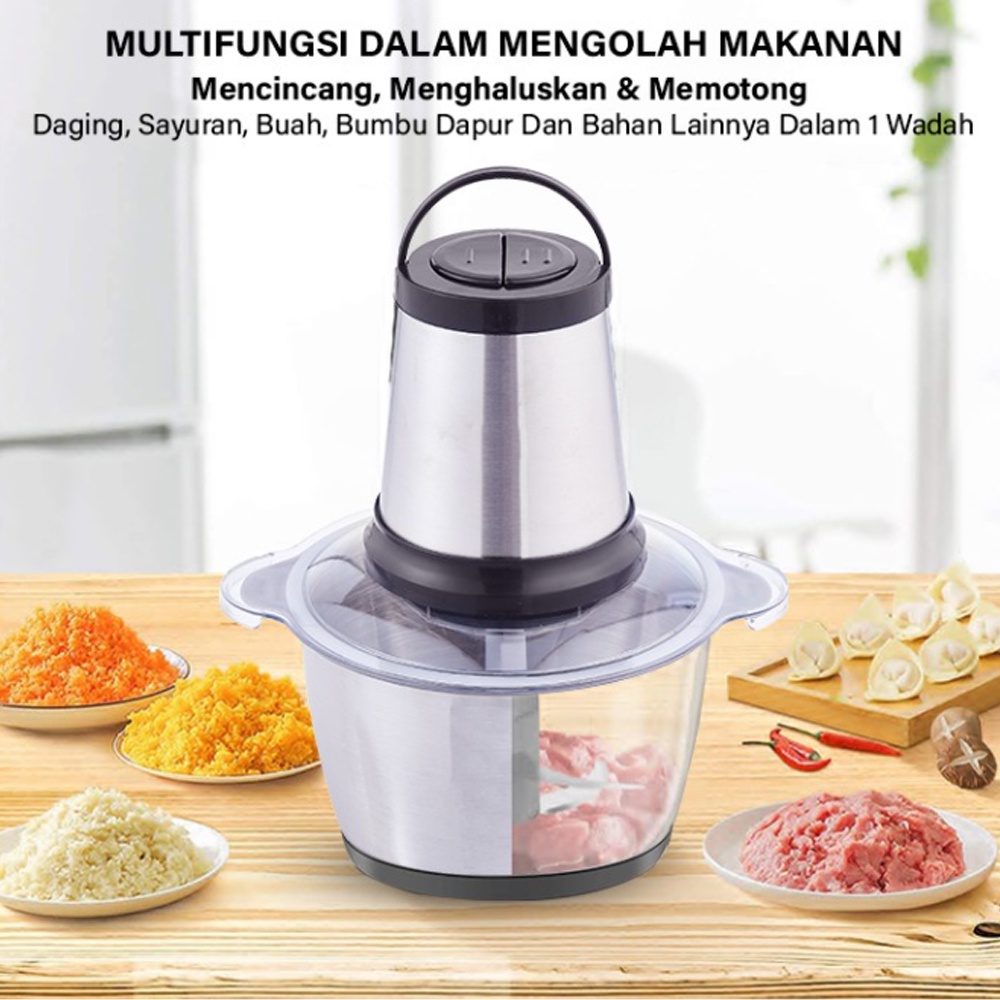 Jual FM - HY Chopper Blender Daging Stainless Steel Mesin Penggiling ...