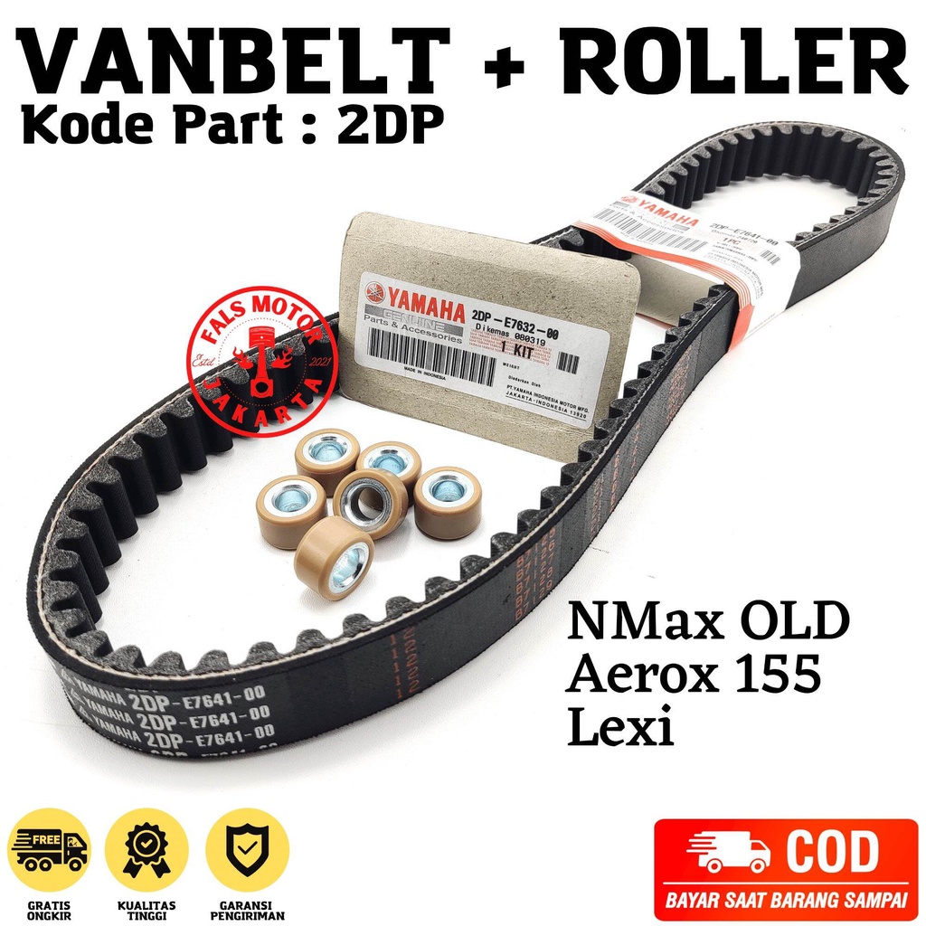 Jual Vanbelt Roller Nmax Old 2DP - Lexi - Aerox 125 / Vbelt Roller ...