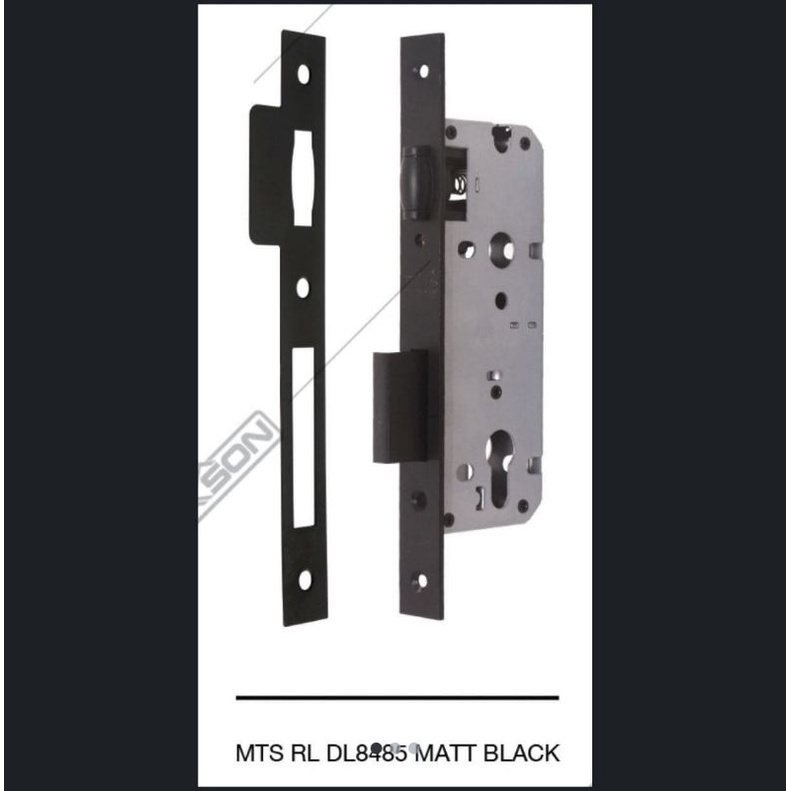 Jual MORTISE LOCK DEKKSON MTS RL DL8485 MATT BLACK/ Body Kunci Roller ...