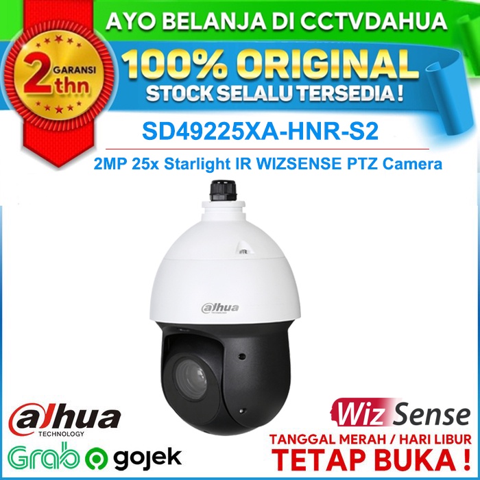Jual DAHUA SD49225XA-HNR-S2 2MP 25x STARLIGHT WIZSENSE NETWORK PTZ CAMERA | Shopee Indonesia