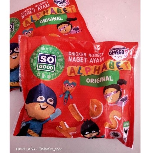 Jual Nugget So Good Alphabet 400gr | Shopee Indonesia