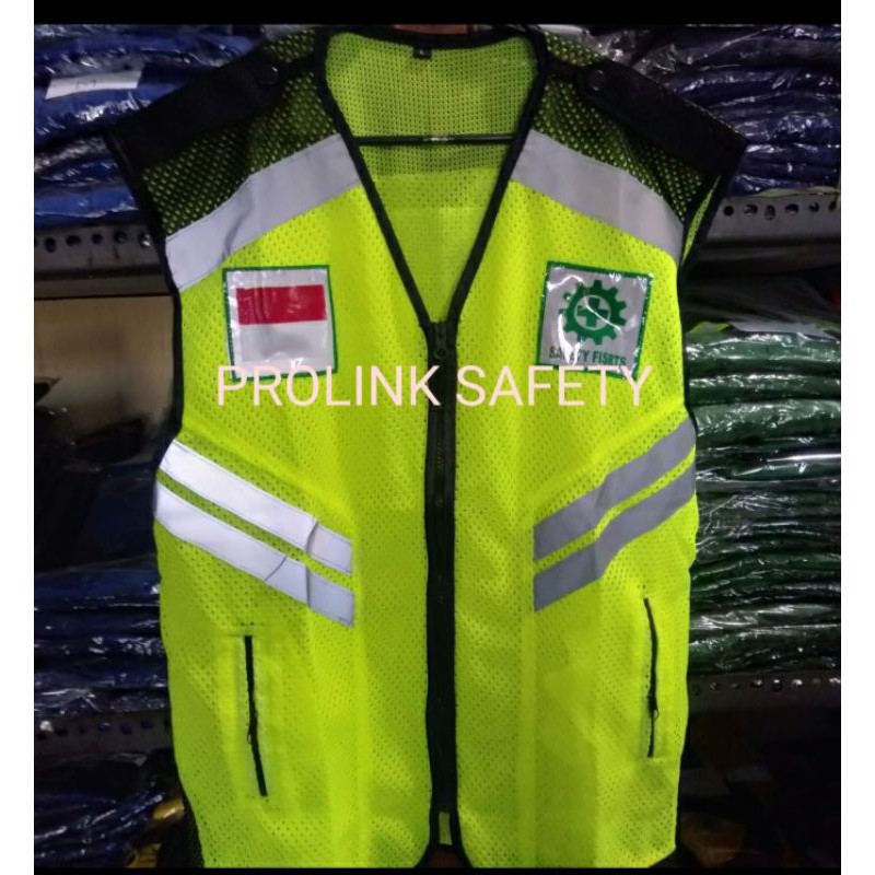 Jual ROMPI SAFETY JARING FREE LOGO K3 BENDERA PUNGGUNG SAFETY FIRST ...