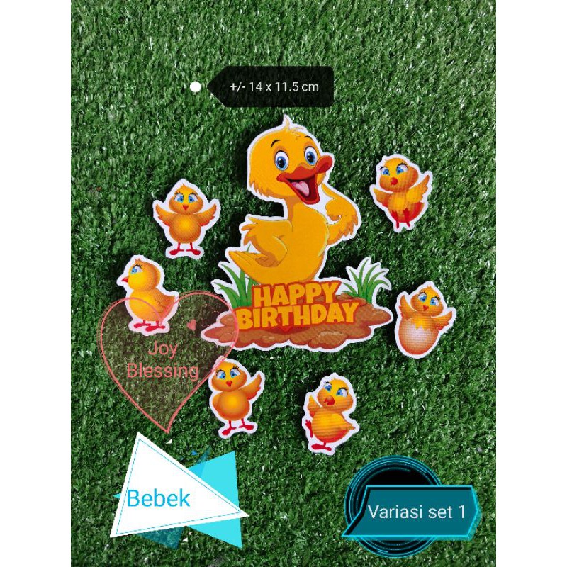 Jual TOPPER BIRTHDAY DUCK (BEBEK) | Shopee Indonesia