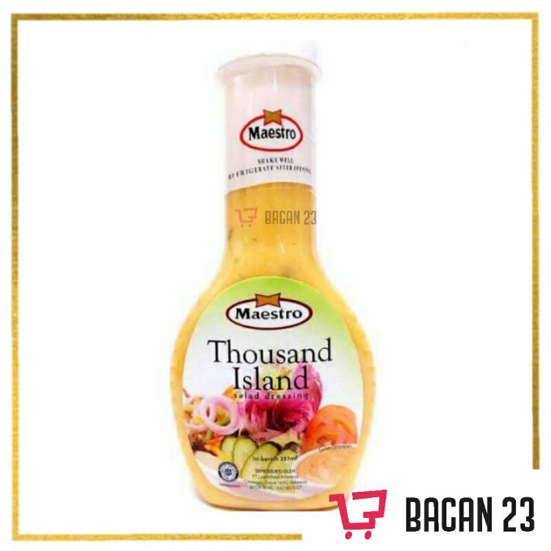Jual Maestro Thousand Island (237ml) / Mayonais - Mayonaisse Botol ...