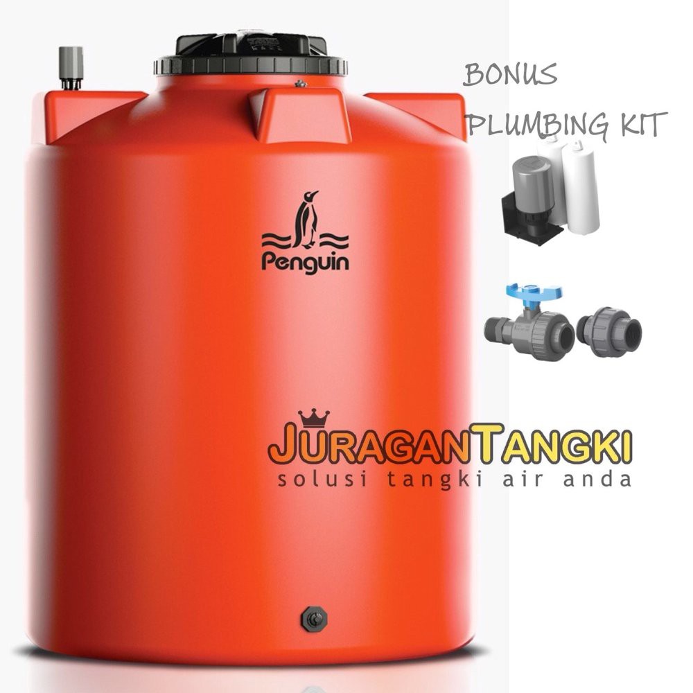 Jual Tangki Air Penguin TB 200 Ukuran 2000 Liter Toren Tandon PE ...