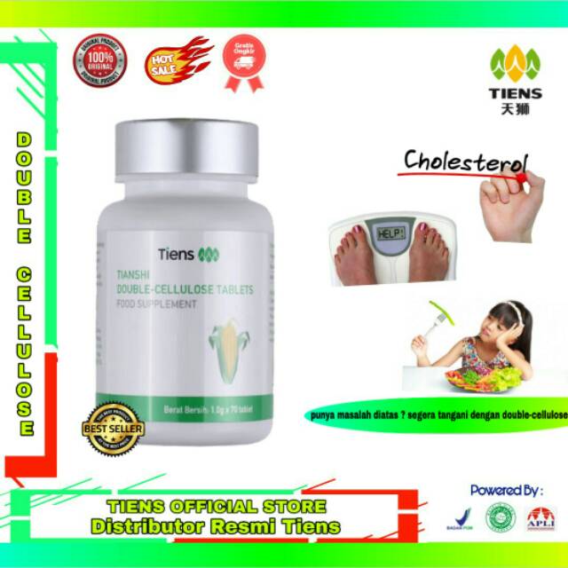 Jual Obat Saluran Pencernaan Alami / TIENS Double-Cellulose | Shopee ...