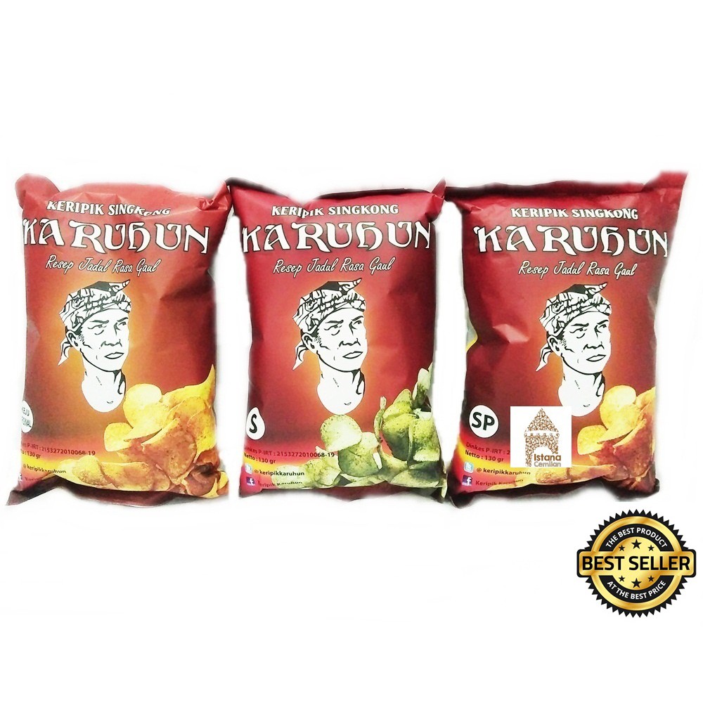 Jual PROMO!! Karuhun Keripik Singkong Pedas Cemilan Snack Bandung ...