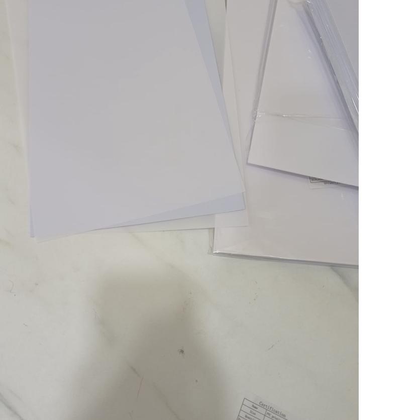 Jual Kertas Pvc Bahan ID Card Instan A4 isi 5 set (50 id Card) / Bahan ...