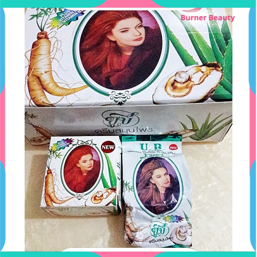 Jual UB GINSENG WHITENING CREAM - UB GINSENG PEARL CREAM VITAMIN CREAM ...
