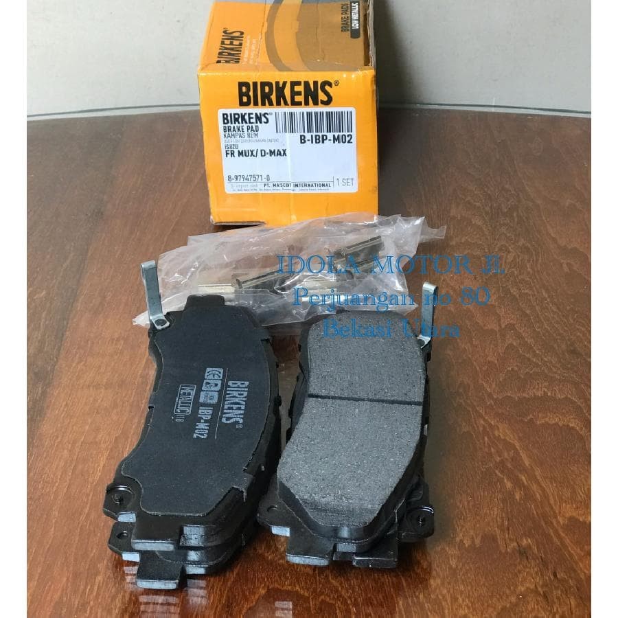 Jual Brake pad kampas rem depan isuzu MUX / D-MAX merk birkenz | Shopee Indonesia