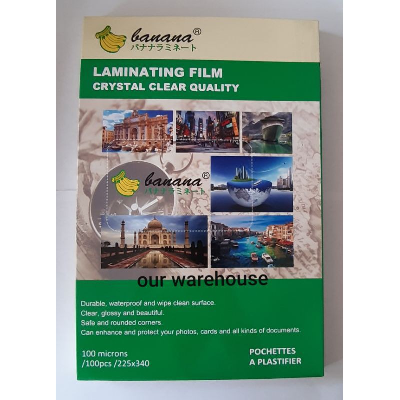 Jual Plastik Laminating Folio F4 BANANA isi 100 lembar | Shopee Indonesia