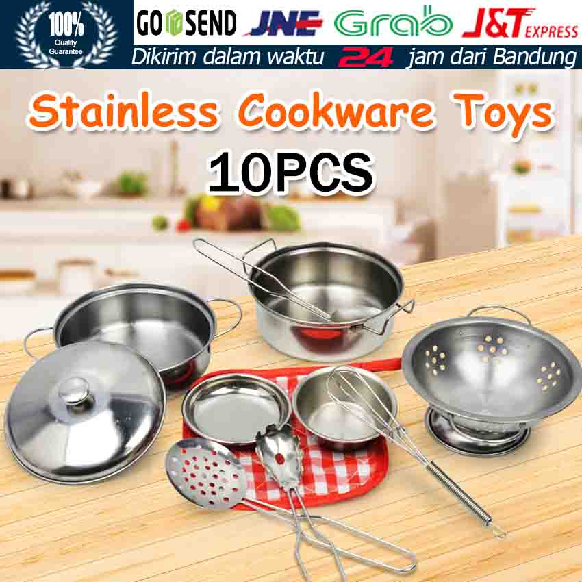Jual Stainless Mainan Dapur Anak Perempuan Mianan Masak Masakan ...