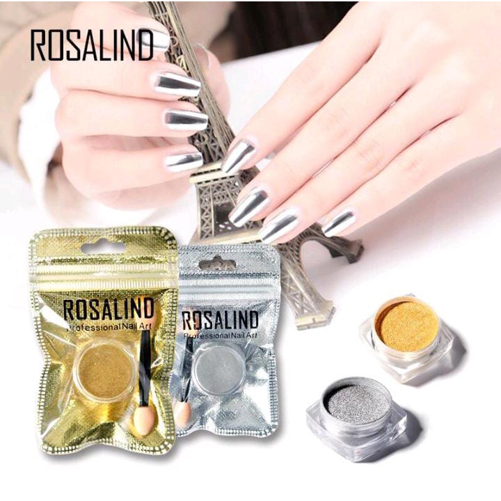 Jual ROSALIND MIRROR POWDER KUTEK NAIL ART / GLITTER POWDER / SERBUK ...