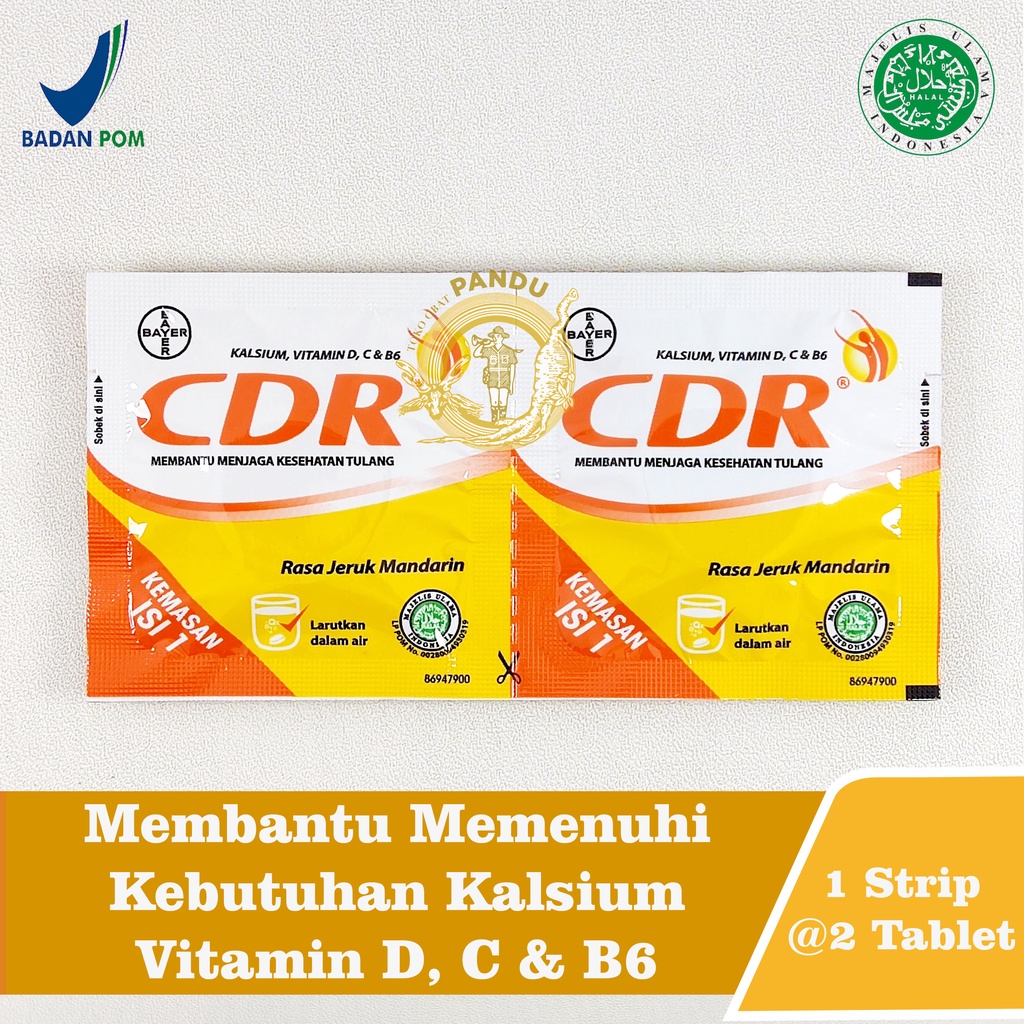Jual CDR 1 STRIP (2 TABLET) | Shopee Indonesia