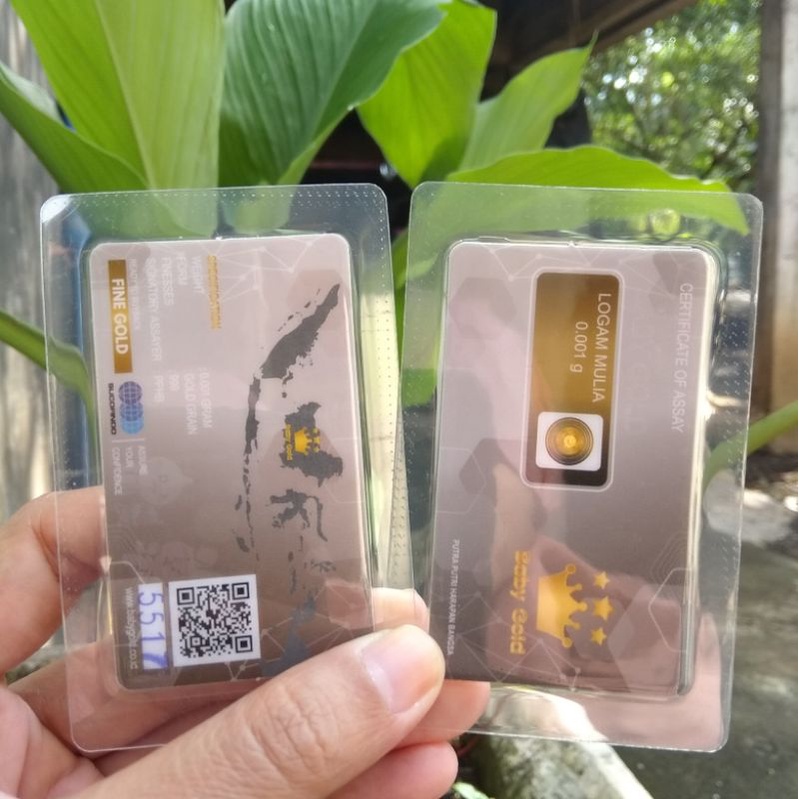Jual babygold,microgram 0,001 gr emas minigold asli 24 karat | Shopee ...