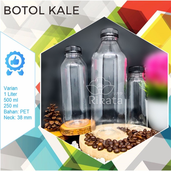 Jual PROMO ECER! Botol Plastik Kale All Varian/ Botol Kale 1 Liter ...