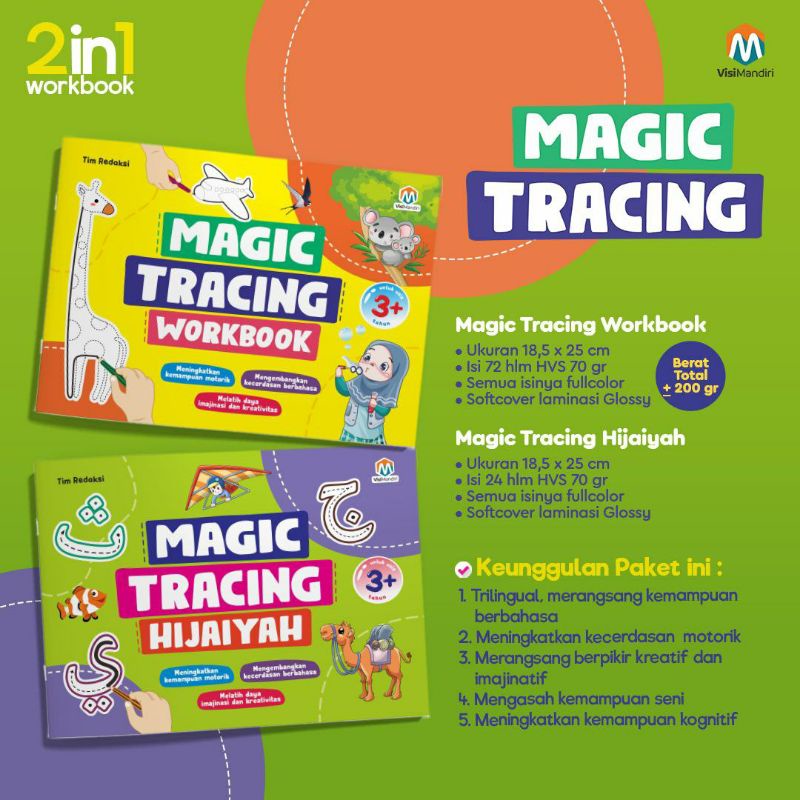 Jual Magic Tracing/ buku tracing/ buku latihan menulis/ pintar menulis ...