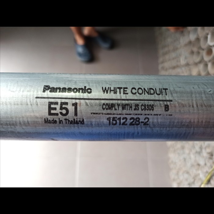 Jual PANASONIC Pipa besi white conduit E51 | Shopee Indonesia