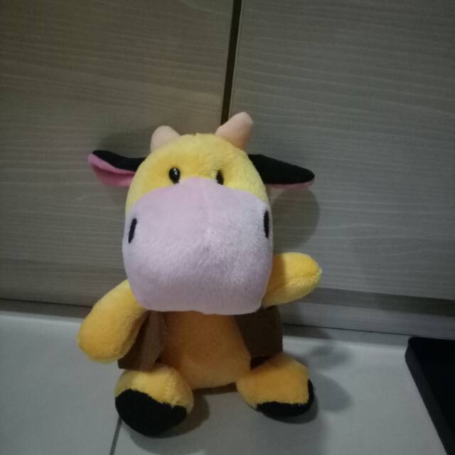 Jual Boneka sapi / boneka sapi lucu / boneka kecil | Shopee Indonesia