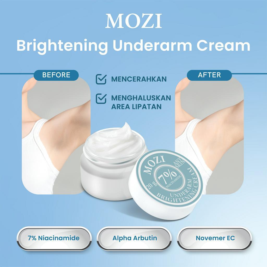 Jual Mozi Brightening Underam Cream | Shopee Indonesia