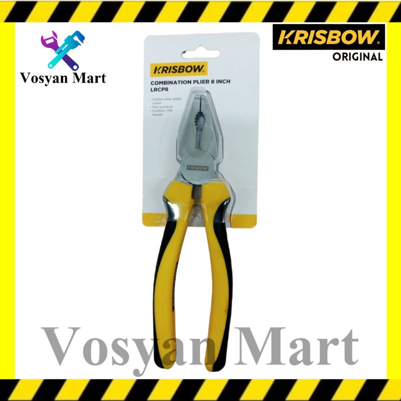 Jual Krisbow Tang Kombinasi 8 inch || Combination Plier 8 inch Krisbow ...