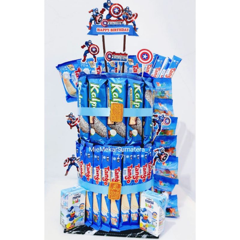 Jual SNACK TOWER/KUE ULANGTAHUN/SNACK CAKE/SNACK TART/SNACK ULTAH ...